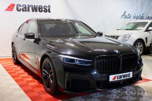 Черный БМВ 740 2021 в Рига, объемом двигателя 3.00 л и пробегом 93 тыс. км за 56000 €, фото 4 на AUTOMOTO.COM.LV