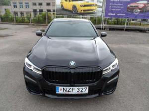 Black BMW 740 2021 in Klaipeda, with an engine capacity of 3.00 L and mileage of 63 thousand km for 39500 €, photo 4 on AUTOMOTO.COM.LV
