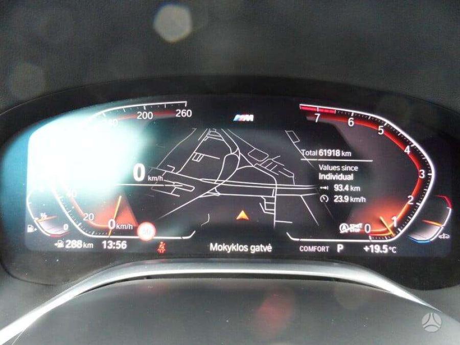 Black BMW 740 2021 in Klaipeda, with an engine capacity of 3.00 L and mileage of 63 thousand km for 39500 €, photo 23 on AUTOMOTO.COM.LV