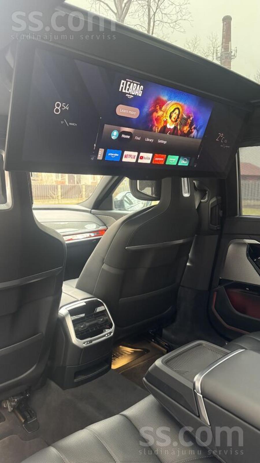 Melns BMW 740 2023 Rīga, ar dzinēja tilpumu 3.00 L un nobraukumu 79 tūkst. km par 90750 €, foto 3 vietnē AUTOMOTO.COM.LV