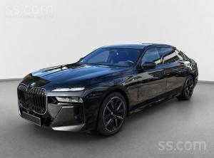 Black BMW 740 2024 in Tukums, with an engine capacity of 3.00 L and mileage of 79 thousand km for 84777 €, photo  on AUTOMOTO.COM.LV