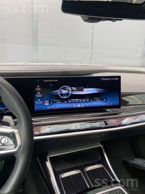 Black BMW 740 2025 in Riga, with an engine capacity of 3.00 L and mileage of 29 thousand km for 85000 €, photo  on AUTOMOTO.COM.LV