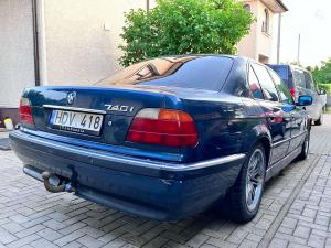 Blue BMW 740 1995 in Jonava, with an engine capacity of 3.98 L and mileage of 240 thousand km for 5000 €, photo 6 on AUTOMOTO.COM.LV