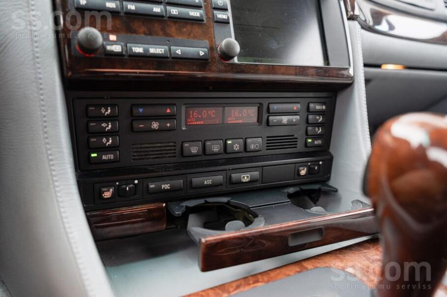 Zils BMW 740 1996 Rīga, ar dzinēja tilpumu 4.40 L un nobraukumu 256 tūkst. km par 15000 €, foto 25 vietnē AUTOMOTO.COM.LV