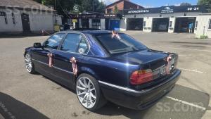 Blue BMW 740 1999 in Riga, with an engine capacity of 4.40 L and mileage of 220 thousand km for 10500 €, photo 31 on AUTOMOTO.COM.LV