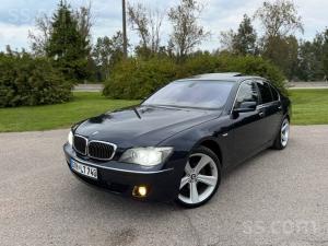 Blue BMW 740 2006 in Riga, with an engine capacity of 4.00 L and mileage of 0 thousand km for 5490 €, photo 4 on AUTOMOTO.COM.LV