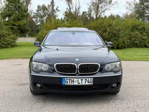 Blue BMW 740 2006 in Riga, with an engine capacity of 4.00 L and mileage of 0 thousand km for 5490 €, photo 6 on AUTOMOTO.COM.LV