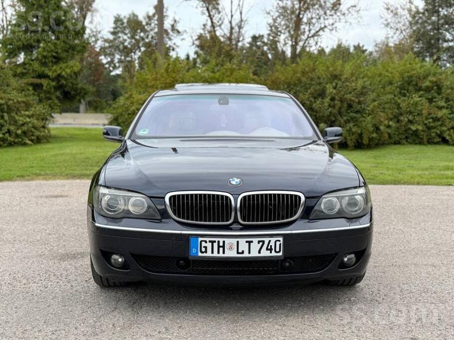 Blue BMW 740 2006 in Riga, with an engine capacity of 4.00 L and mileage of 0 thousand km for 5490 €, photo 6 on AUTOMOTO.COM.LV