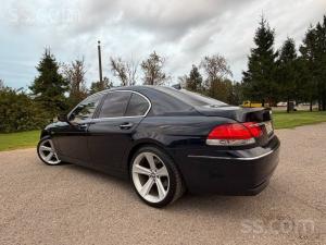 Blue BMW 740 2006 in Riga, with an engine capacity of 4.00 L and mileage of 0 thousand km for 5490 €, photo 10 on AUTOMOTO.COM.LV