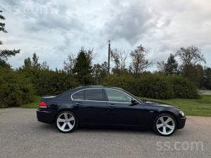 Blue BMW 740 2006 in Riga, with an engine capacity of 4.00 L and mileage of 0 thousand km for 5490 €, photo 12 on AUTOMOTO.COM.LV
