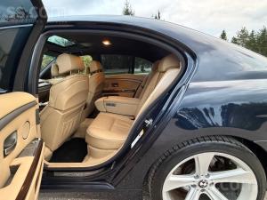 Blue BMW 740 2006 in Riga, with an engine capacity of 4.00 L and mileage of 0 thousand km for 5490 €, photo 23 on AUTOMOTO.COM.LV