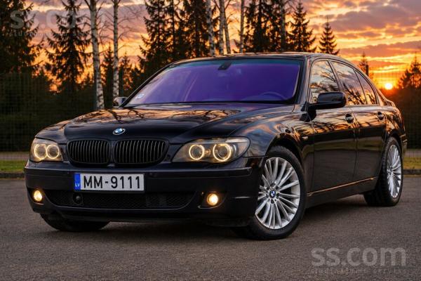 Blue BMW 740 2006 in Tukums, with an engine capacity of 4.00 L and mileage of 280 thousand km for 4990 €, photo 4 on AUTOMOTO.COM.LV