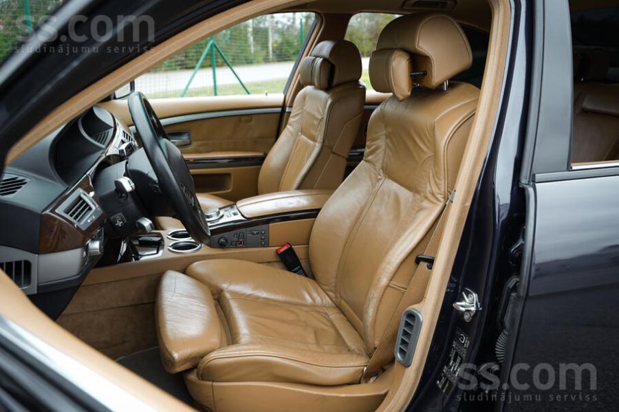 Синий БМВ 740 2006 в Тукумс, объемом двигателя 4.00 л и пробегом 280 тыс. км за 4990 €, фото 13 на AUTOMOTO.COM.LV