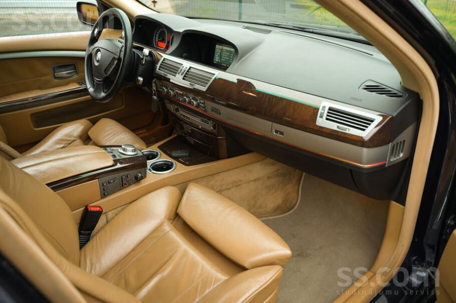 Синий БМВ 740 2006 в Тукумс, объемом двигателя 4.00 л и пробегом 280 тыс. км за 4990 €, фото 18 на AUTOMOTO.COM.LV