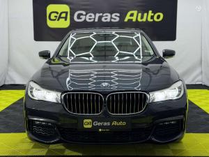 Blue BMW 740 2017 in Vilnius, with an engine capacity of 3.00 L and mileage of 86 thousand km for 22300 €, photo 3 on AUTOMOTO.COM.LV