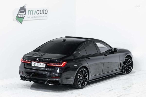 Blue BMW 740 2019 in Tallinn, with an engine capacity of 2.99 L and mileage of 134 thousand km for 48990 €, photo 2 on AUTOMOTO.COM.LV