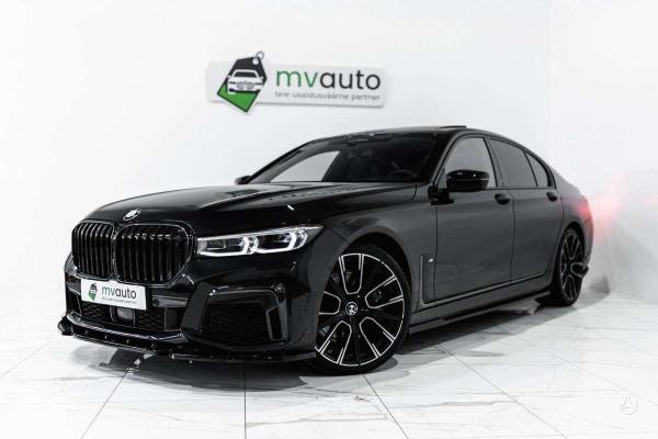 Blue BMW 740 2019 in Tallinn, with an engine capacity of 2.99 L and mileage of 134 thousand km for 48990 €, photo 3 on AUTOMOTO.COM.LV