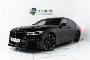 Blue BMW 740 2019 in Tallinn, with an engine capacity of 2.99 L and mileage of 134 thousand km for 48990 €, photo 4 on AUTOMOTO.COM.LV