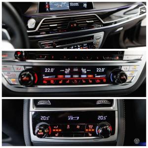 Blue BMW 740 2019 in Tallinn, with an engine capacity of 2.99 L and mileage of 134 thousand km for 48990 €, photo 22 on AUTOMOTO.COM.LV