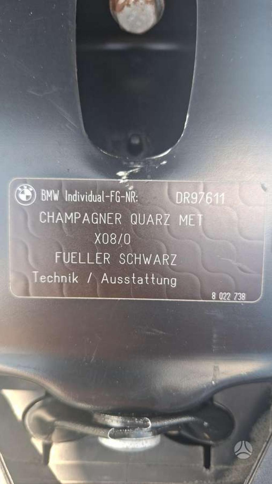 Brown BMW 740 2011 in Vilnius, with an engine capacity of 0.00 L and mileage of 321 thousand km for 11600 €, photo 33 on AUTOMOTO.COM.LV