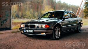 Grey BMW 740 1996 in Valmiera, with an engine capacity of 4.00 L and mileage of 168 thousand km for 8000 €, photo 4 on AUTOMOTO.COM.LV