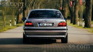 Grey BMW 740 1996 in Valmiera, with an engine capacity of 4.00 L and mileage of 168 thousand km for 8000 €, photo 5 on AUTOMOTO.COM.LV