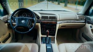 Grey BMW 740 1996 in Valmiera, with an engine capacity of 4.00 L and mileage of 168 thousand km for 8000 €, photo 8 on AUTOMOTO.COM.LV