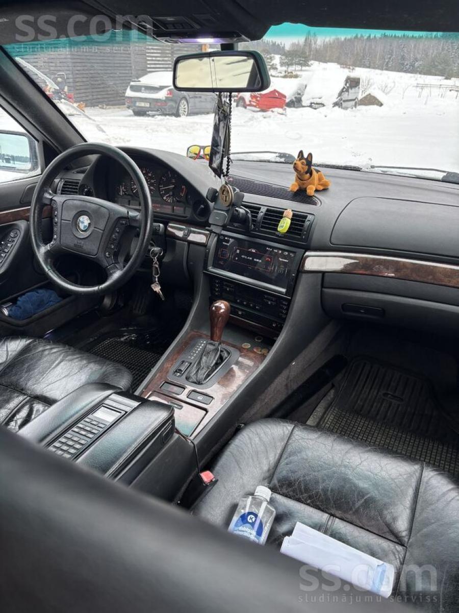 Pelēks BMW 740 1997 Rēzekne, ar dzinēja tilpumu 4.40 L un nobraukumu 433 tūkst. km par 4999 €, foto 8 vietnē AUTOMOTO.COM.LV