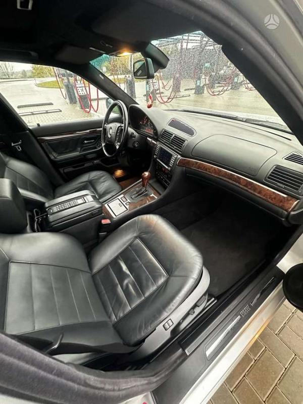 Grey BMW 740 2000 in Kaunas, with an engine capacity of 3.90 L and mileage of 326 thousand km for 8000 €, photo 8 on AUTOMOTO.COM.LV