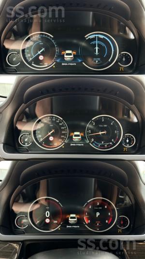 Grey BMW 740 2012 in Riga, with an engine capacity of 3.00 L and mileage of 312 thousand km for 13800 €, photo 12 on AUTOMOTO.COM.LV