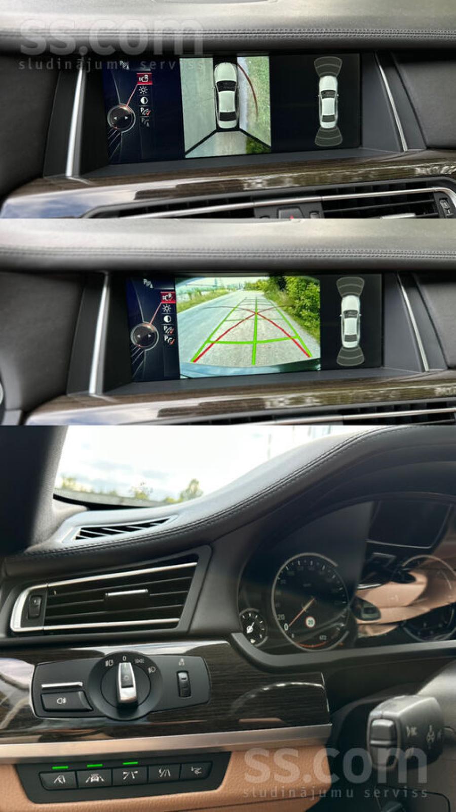 Grey BMW 740 2012 in Riga, with an engine capacity of 3.00 L and mileage of 312 thousand km for 13800 €, photo 13 on AUTOMOTO.COM.LV