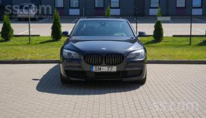 Grey BMW 740 2014 in Riga, with an engine capacity of 3.00 L and mileage of 349 thousand km for 14500 €, photo 3 on AUTOMOTO.COM.LV