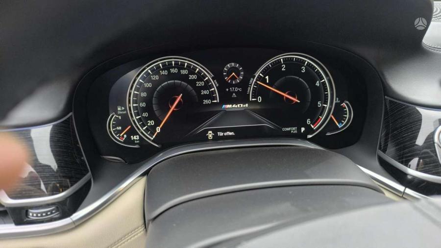 Pelēks BMW 740 2016 Kuršėnai, ar dzinēja tilpumu 2.99 L un nobraukumu 300 tūkst. km par 21300 €, foto 16 vietnē AUTOMOTO.COM.LV