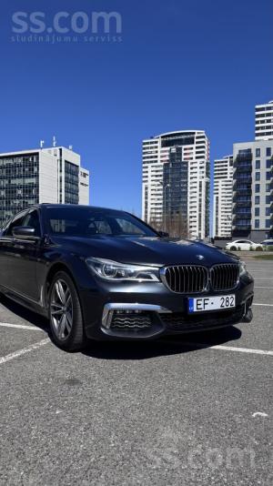 Pelēks BMW 740 2017 Rīga, ar dzinēja tilpumu 3.00 L un nobraukumu 280 tūkst. km par 25400 €, foto 3 vietnē AUTOMOTO.COM.LV