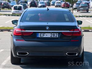 Grey BMW 740 2017 in Riga, with an engine capacity of 3.00 L and mileage of 282 thousand km for 24500 €, photo 7 on AUTOMOTO.COM.LV