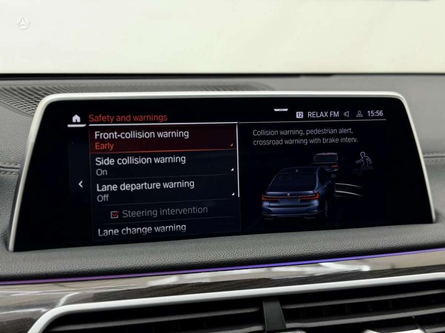 Grey BMW 740 2020 in Vilnius, with an engine capacity of 2.99 L and mileage of 222 thousand km for 33999 €, photo 34 on AUTOMOTO.COM.LV