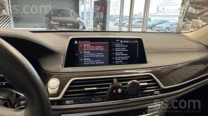 Grey BMW 740 2021 in Riga, with an engine capacity of 3.00 L and mileage of 121 thousand km for 41990 €, photo 30 on AUTOMOTO.COM.LV