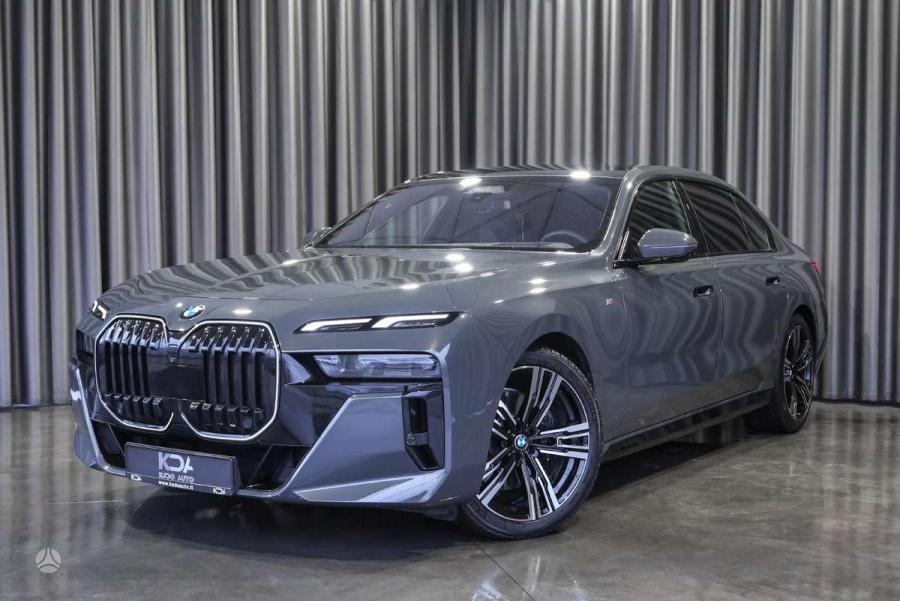 Pelēks BMW 740 2024 Kauņa, ar dzinēja tilpumu 3.00 L un nobraukumu 9 tūkst. km par 88950 €, foto 5 vietnē AUTOMOTO.COM.LV