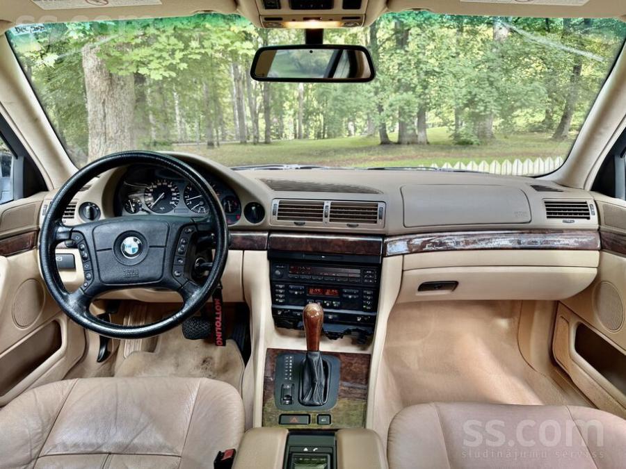 Sarkans BMW 740 1998 Bauska, ar dzinēja tilpumu 4.40 L un nobraukumu 204 tūkst. km par 9500 €, foto 6 vietnē AUTOMOTO.COM.LV