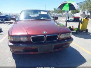Red BMW 740 2001 in Klaipeda, with an engine capacity of 0.00 L and mileage of 162 thousand km for 2960 €, photo 14 on AUTOMOTO.COM.LV