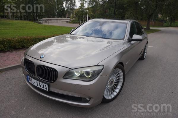 BMW 740 2009 Jūrmala, ar dzinēja tilpumu 3.00 L un nobraukumu 214 tūkst. km par 10995 €, foto 1 vietnē AUTOMOTO.COM.LV