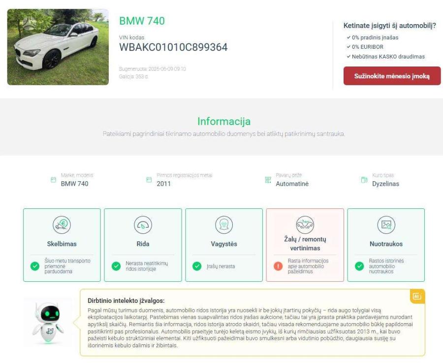 Белый БМВ 740 2011 в Вильнюс, объемом двигателя 2.99 л и пробегом 331 тыс. км за 9700 €, фото 19 на AUTOMOTO.COM.LV