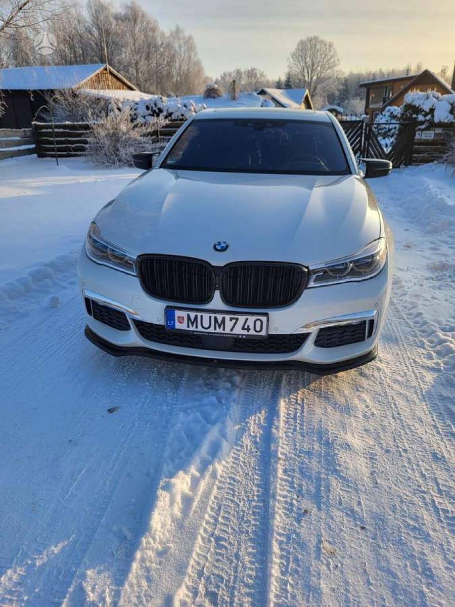 Balts BMW 740 2016 Telšiai, ar dzinēja tilpumu 3.00 L un nobraukumu 165 tūkst. km par 37500 €, foto 1 vietnē AUTOMOTO.COM.LV