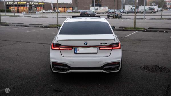 White BMW 740 2016 in Klaipeda, with an engine capacity of 3.00 L and mileage of 159 thousand km for 30000 €, photo 6 on AUTOMOTO.COM.LV