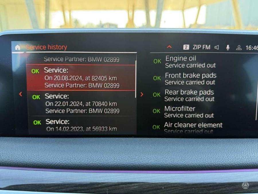 Белый БМВ 740 2020 в Вильнюс, объемом двигателя 3.00 л и пробегом 96 тыс. км за 40500 €, фото 29 на AUTOMOTO.COM.LV