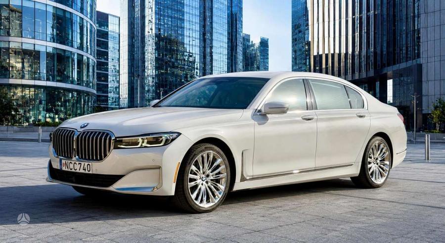 Balts BMW 740 2020 Kauņa, ar dzinēja tilpumu 3.00 L un nobraukumu 85 tūkst. km par 32500 €, foto 1 vietnē AUTOMOTO.COM.LV