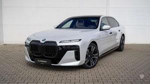 Balts BMW 740 2024 Viļņa, ar dzinēja tilpumu 2.99 L un nobraukumu 33 tūkst. km par 79900 €, foto 1 vietnē AUTOMOTO.COM.LV