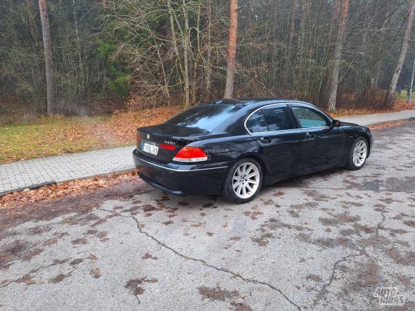 Melns BMW 745 2001 Šilalė, ar dzinēja tilpumu 4.40 L un nobraukumu 490 tūkst. km par 2300 €, foto 3 vietnē AUTOMOTO.COM.LV