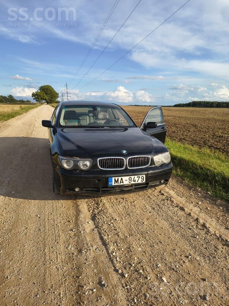Melns BMW 745 2002 Rīga, ar dzinēja tilpumu 4.40 L un nobraukumu 358 tūkst. km par 1800 €, foto 3 vietnē AUTOMOTO.COM.LV