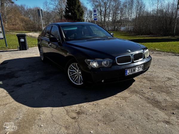 Melns BMW 745 2004 Skuodas, ar dzinēja tilpumu 4.40 L un nobraukumu 384 tūkst. km par 2100 €, foto 6 vietnē AUTOMOTO.COM.LV